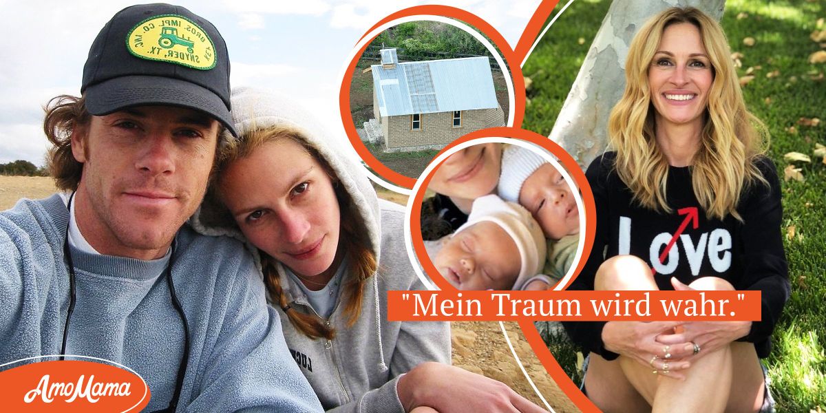 Julia Roberts lebt ihren Traum mit ihrem Ehepartner und den gemeinsamen Kindern, auf der Rustic ...