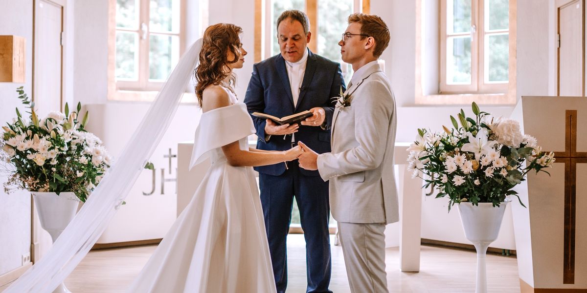 Bei meiner Hochzeit sagte der Priester: "Ich kann diese Hochzeit nicht ...