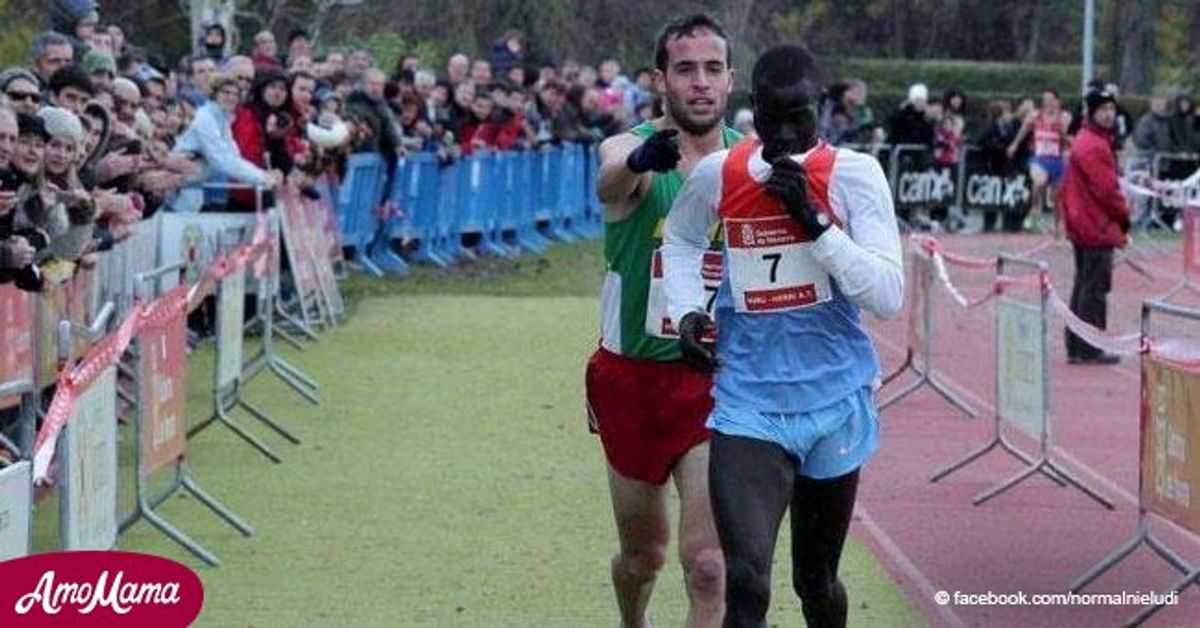 Der kenianische Läufer Abel Mutai führte mit großem Vorsprung, als er ...